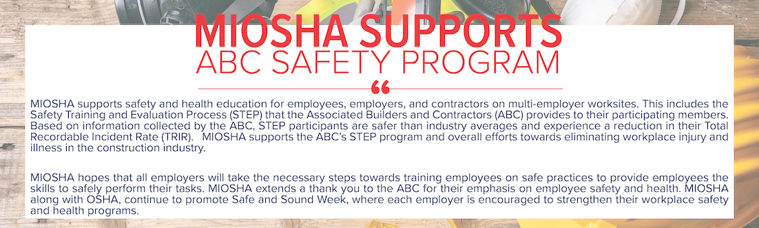 ABC of Michigan > Training & Safety > Safety > STEP Training